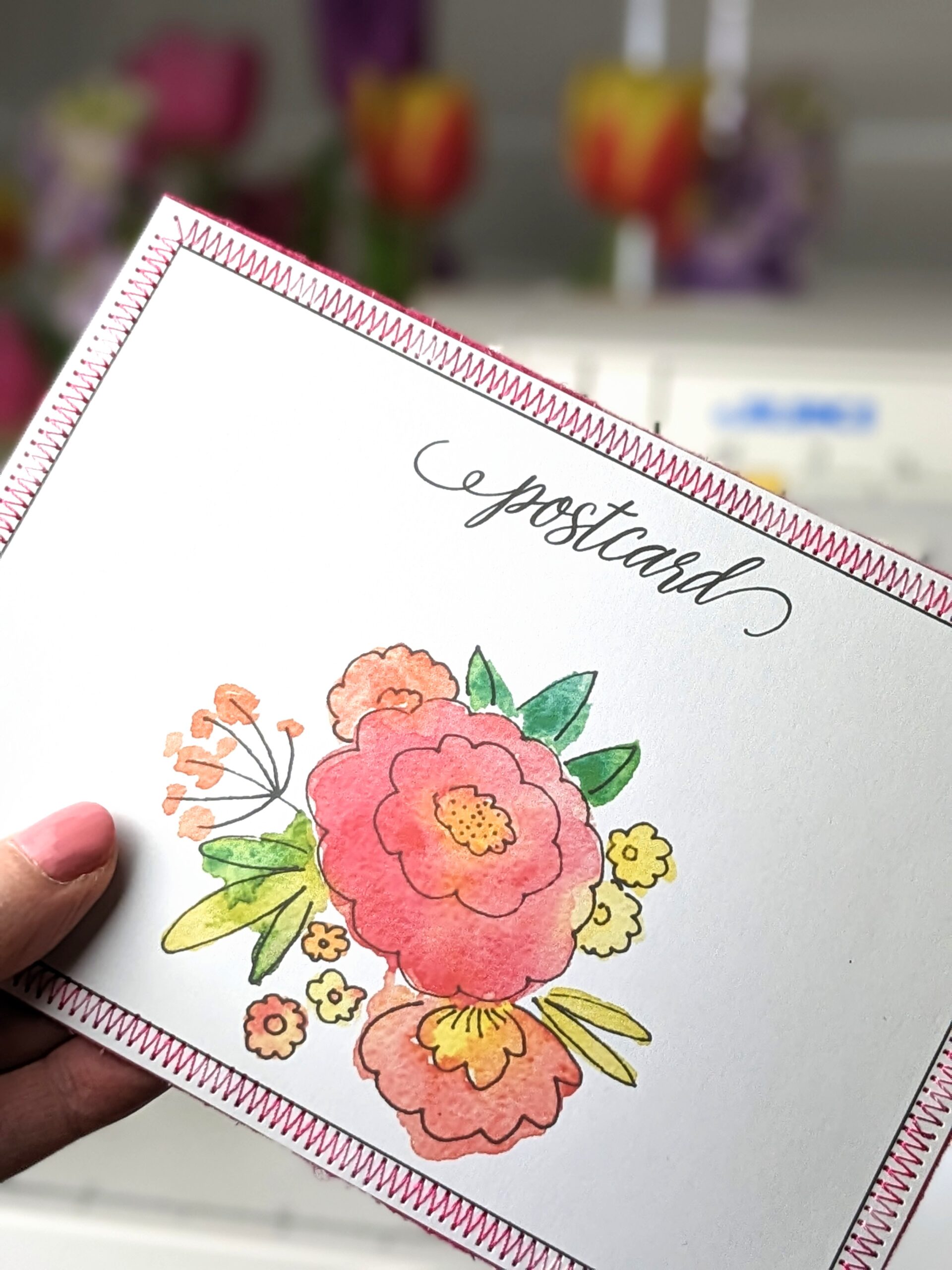 Make Mother's Day Postcards - Juki Club