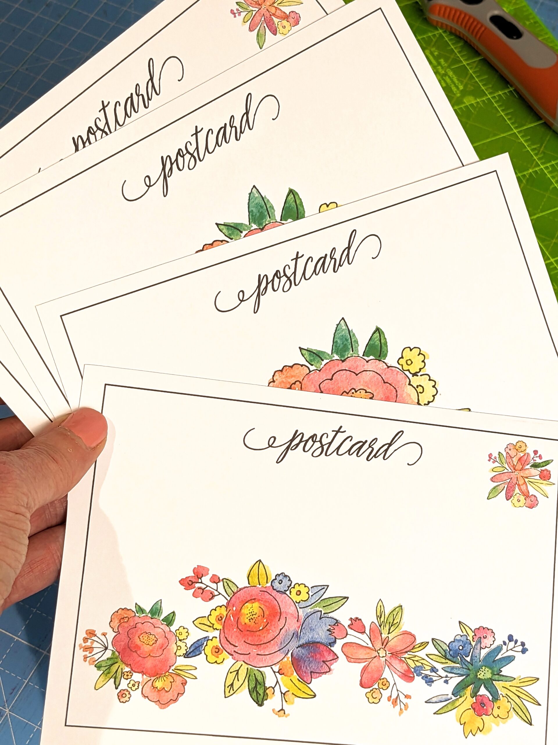 Make Mother's Day Postcards - Juki Club